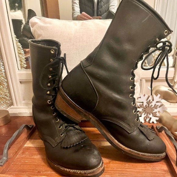 DD Tuff | Shoes | Dd Tuff Mens 2 Black Smoke Jumper Kilty Packer Logger ...